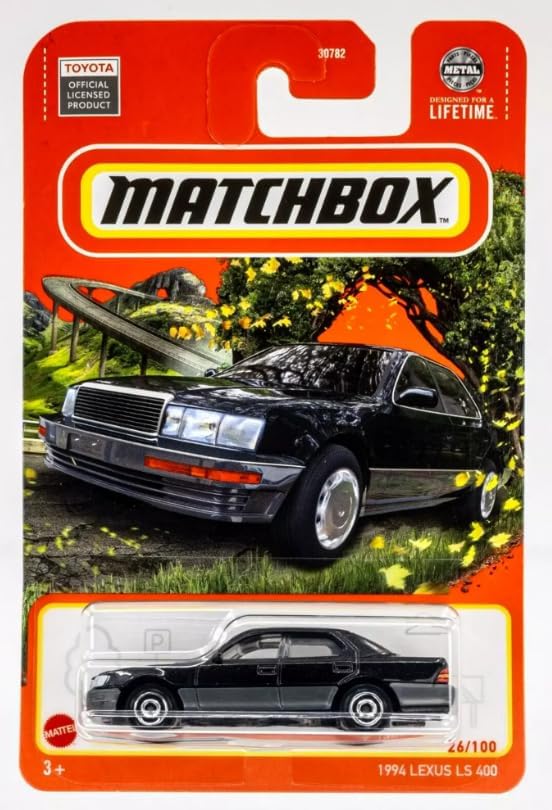 Amazon.com: Matchbox Lexus LS 400 Diecast Car, 1:64 Scale, Black, 26/ ...