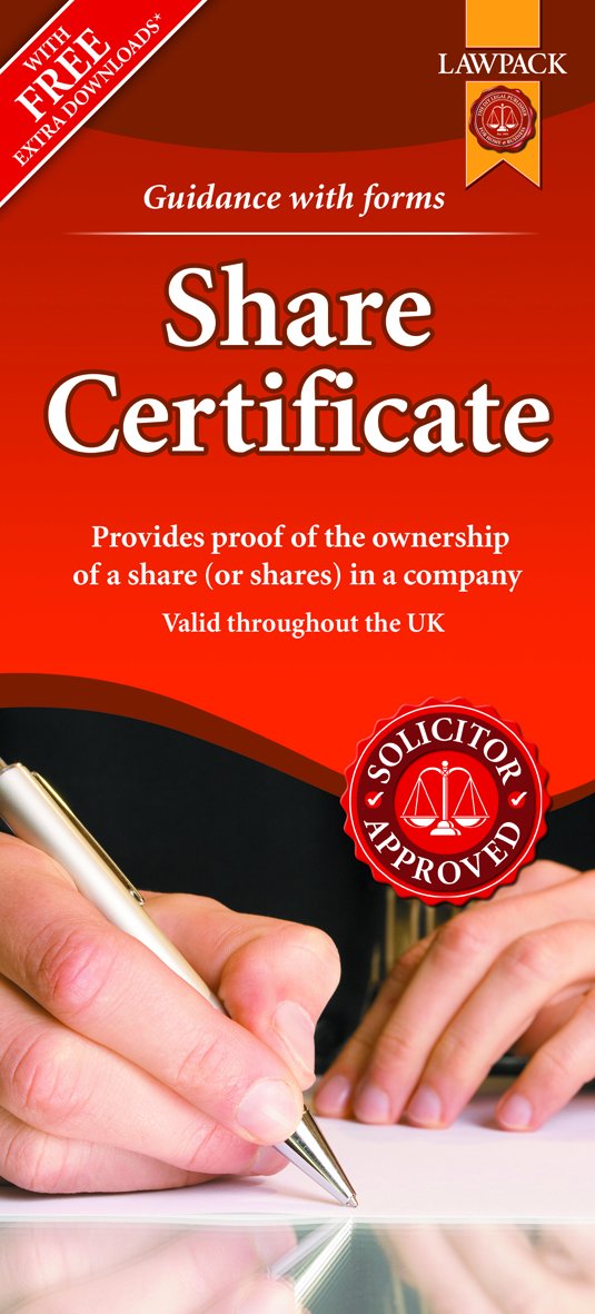 Buy Share Certificate Book Online at Low Prices in India | Share ...