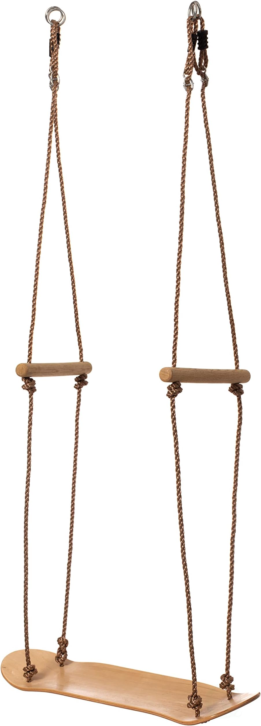 Amazon.com: Natural Wooden Outdoor Patio Playground Kids Hanging ...