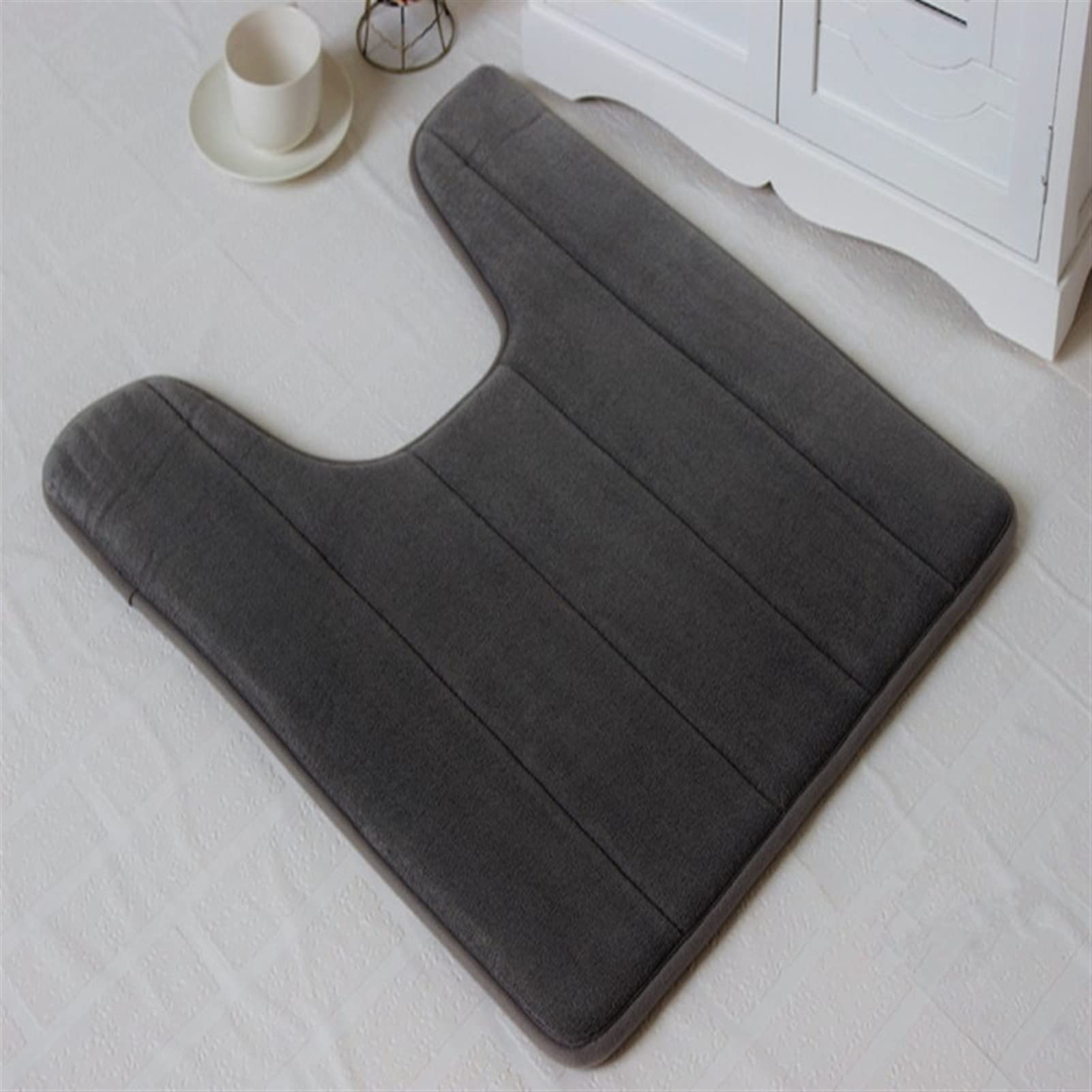Amazon.com: Lifup Soft U-Shaped Bathroom Rug, Memory Foam Bath Mat, Non ...