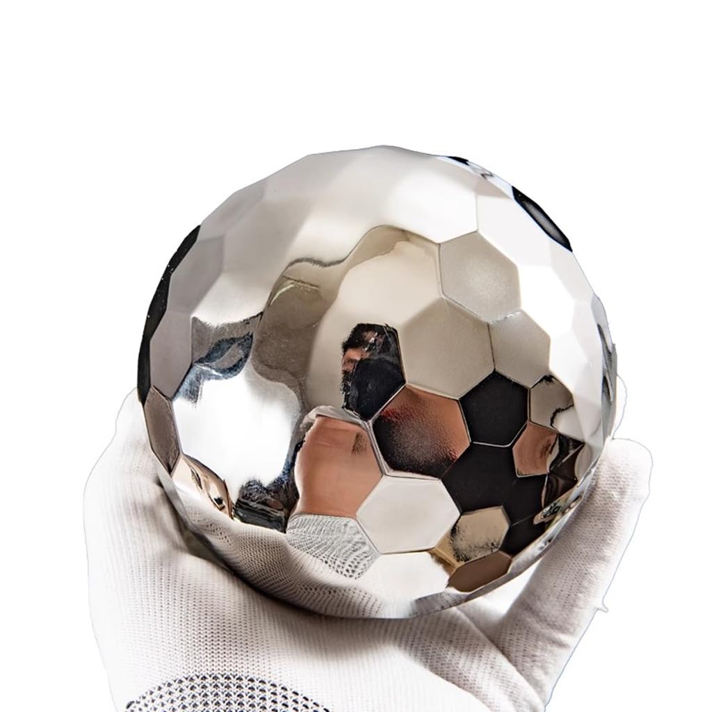 Amazon.com: 304 Stainless Steel Gazing Ball Sculptures Diamond Ball ...