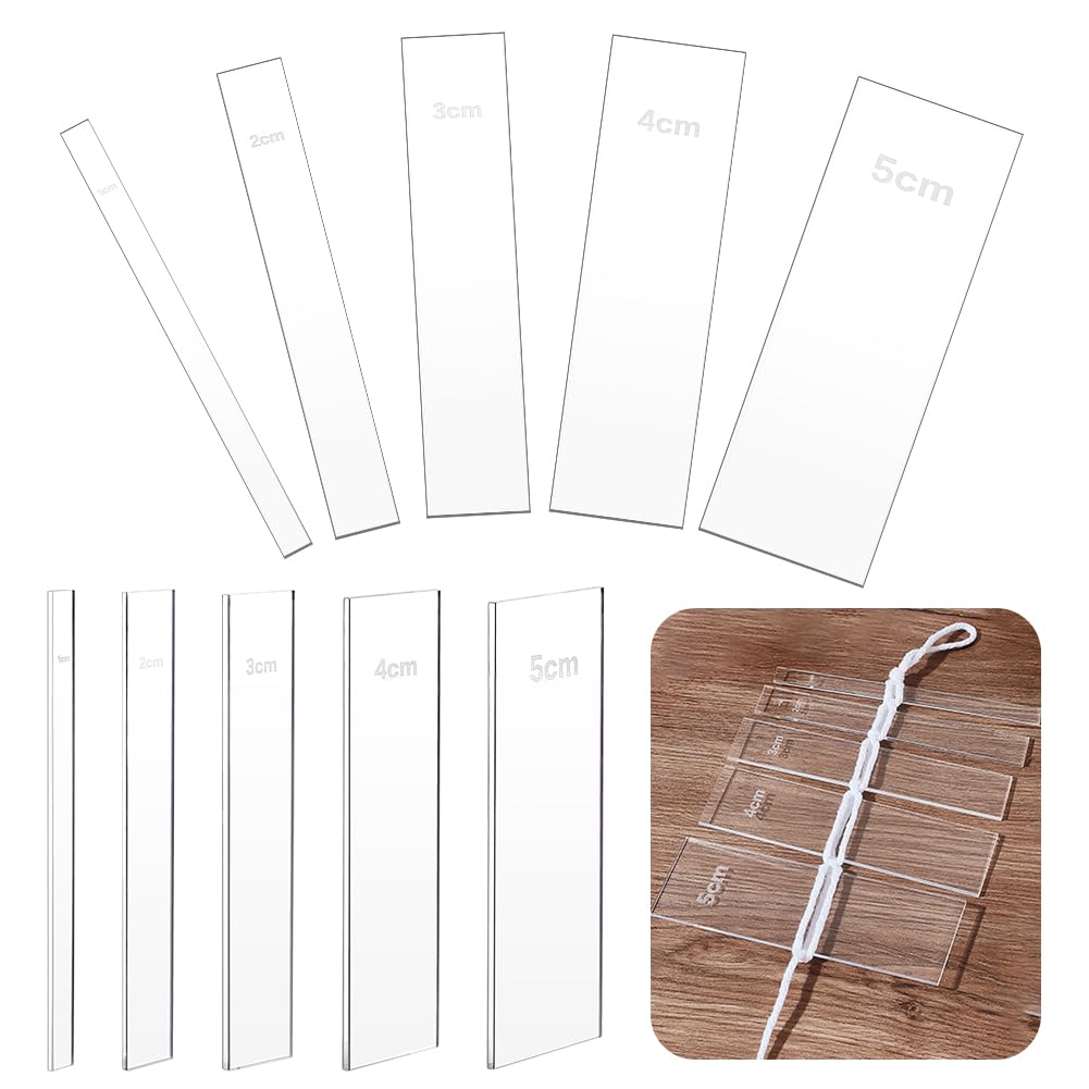 Amazon.com: AHANDMAKER 10 Pcs Macrame Separator Tool Macrame Spacer ...
