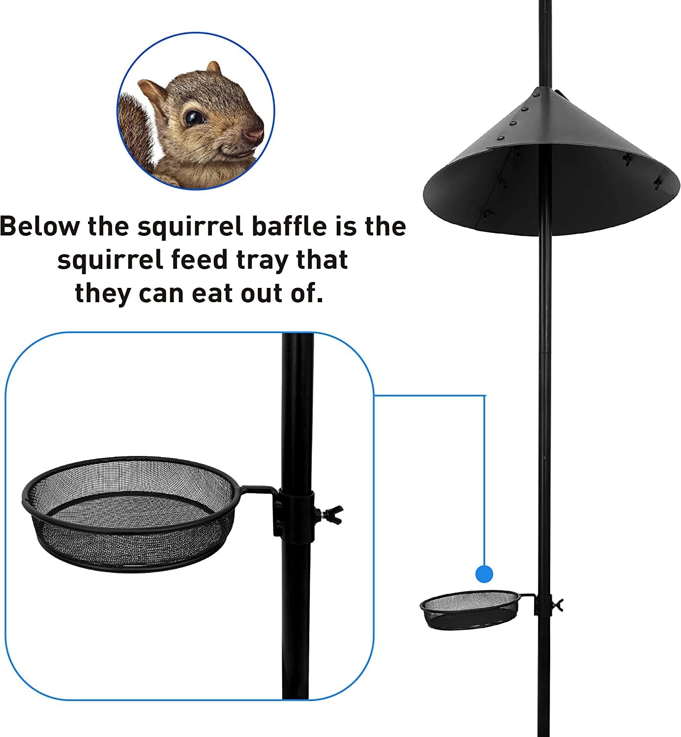 Snapklik.com : EasyGo Product Squirrel Proof Bird Station - 81 Inch ...