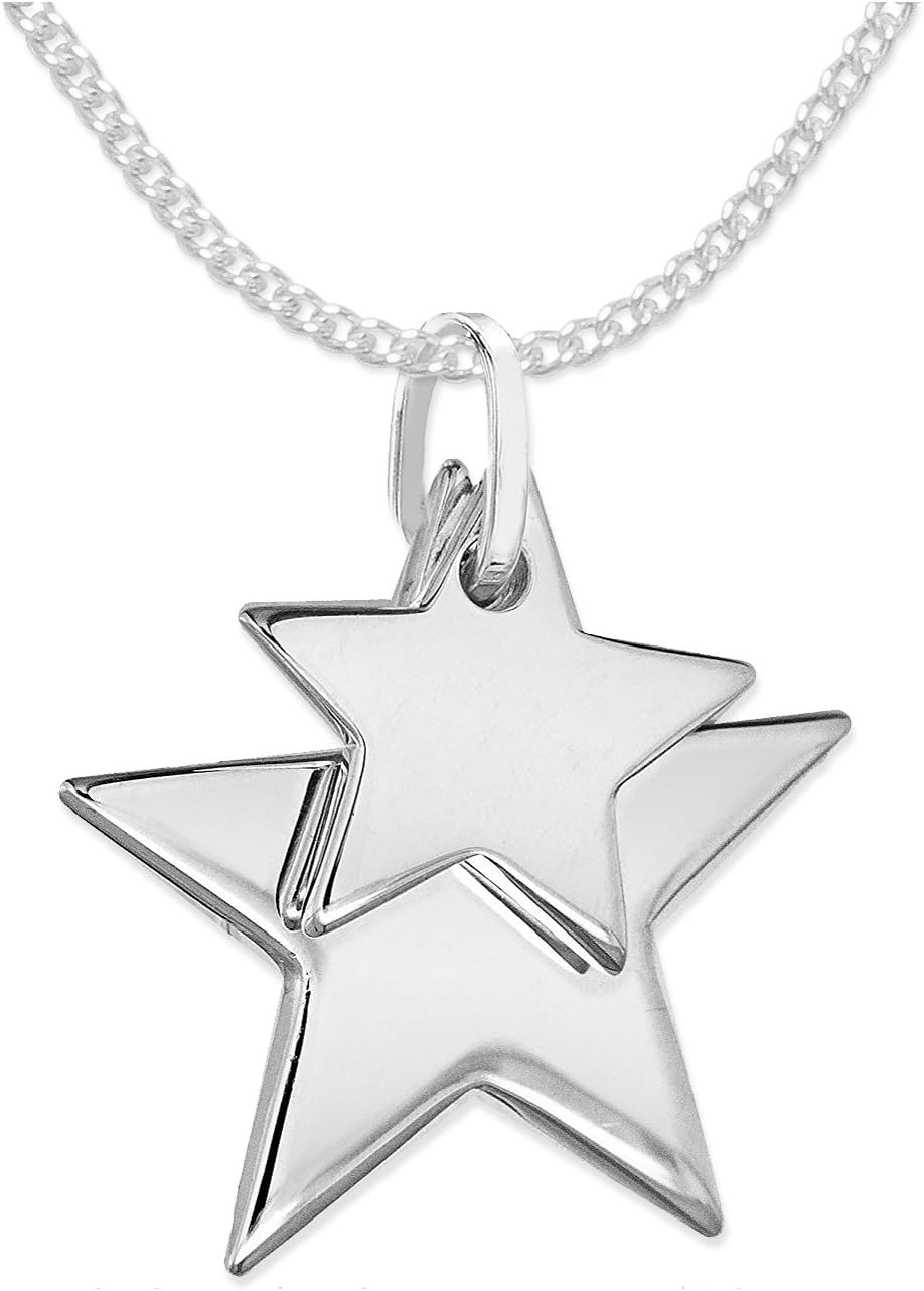 Heather Needham Sterling Silver Star necklace on 16" curb chain - STAR ...