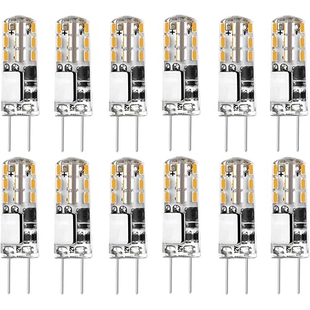 G4 LED Light Bulbs G4 Bi-Pin Base 1.5W (Equivalent to 20W Halogen Bulb) AC/DC 12V Warm White ...