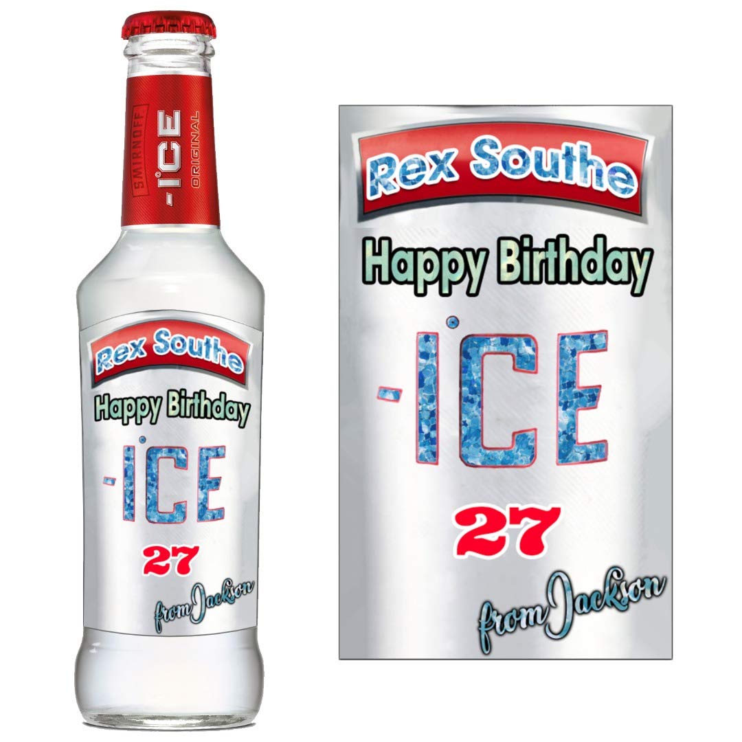 Smirnoff Ice Bottle Label Personalized Smirnoff Vodka Label, Vodka