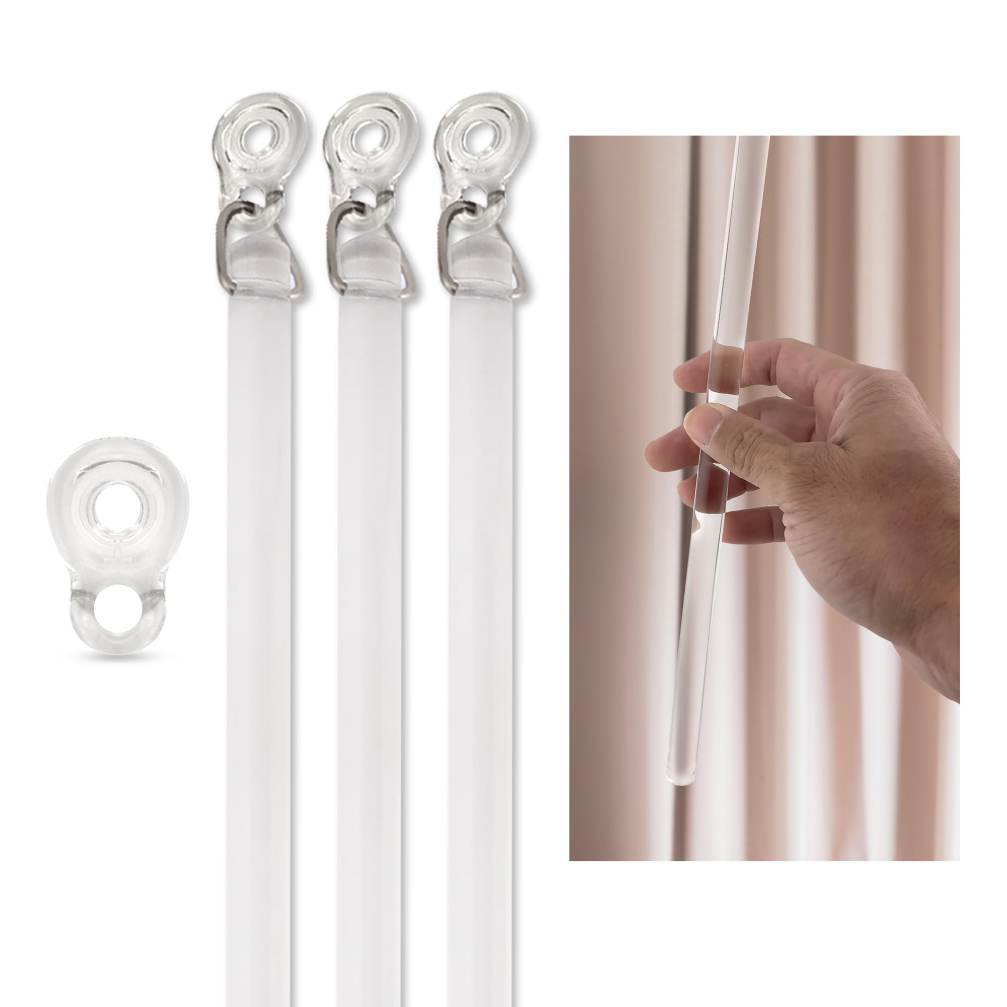 Plastic Drapery Pulls Curtain Rod|Traverse Rod| Rod Slides| Drapery