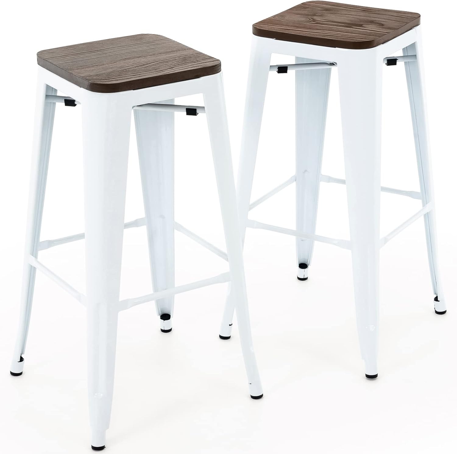 Brage Living Atlas Industrial Bar Stools Set Of 2 Gold at Christina ...