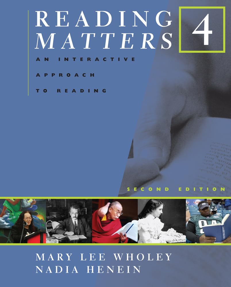 Reading Matters 4: Wholey, Mary Lee, Henein, Nadia: 9780618475155 ...