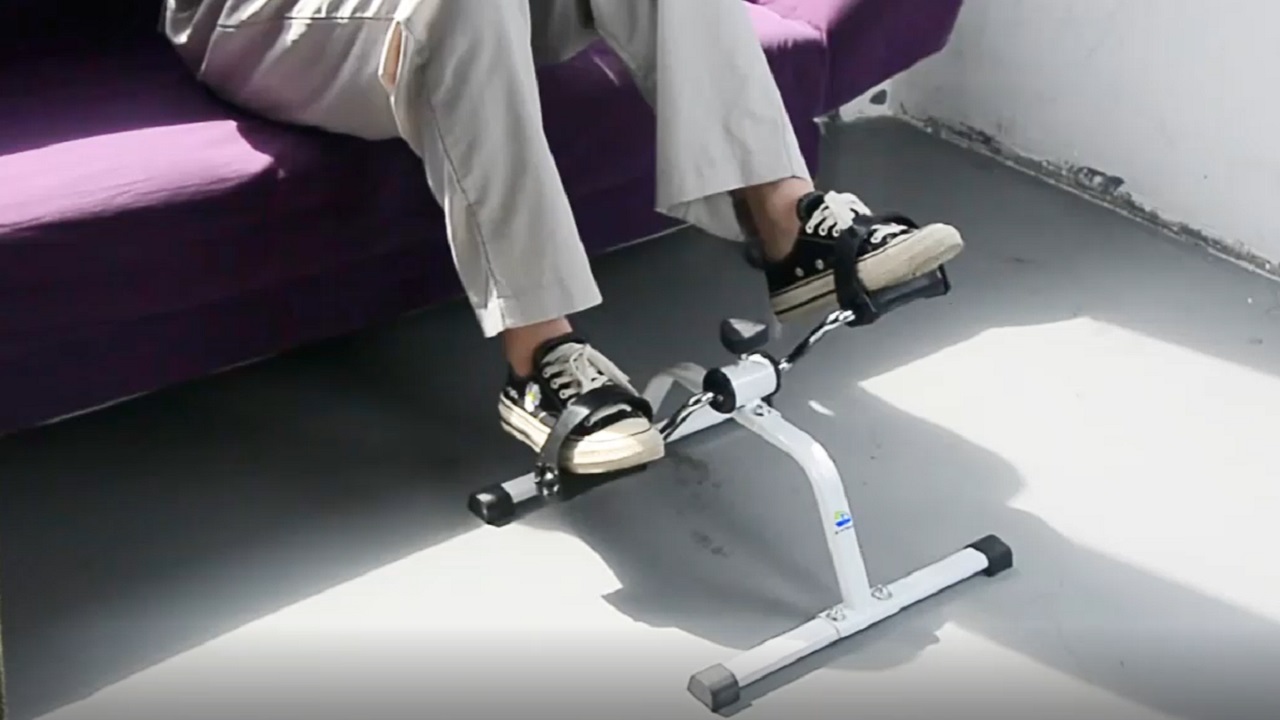 Watch Mini Exercise Bike Compact Pedal Exerciser on Amazon Live