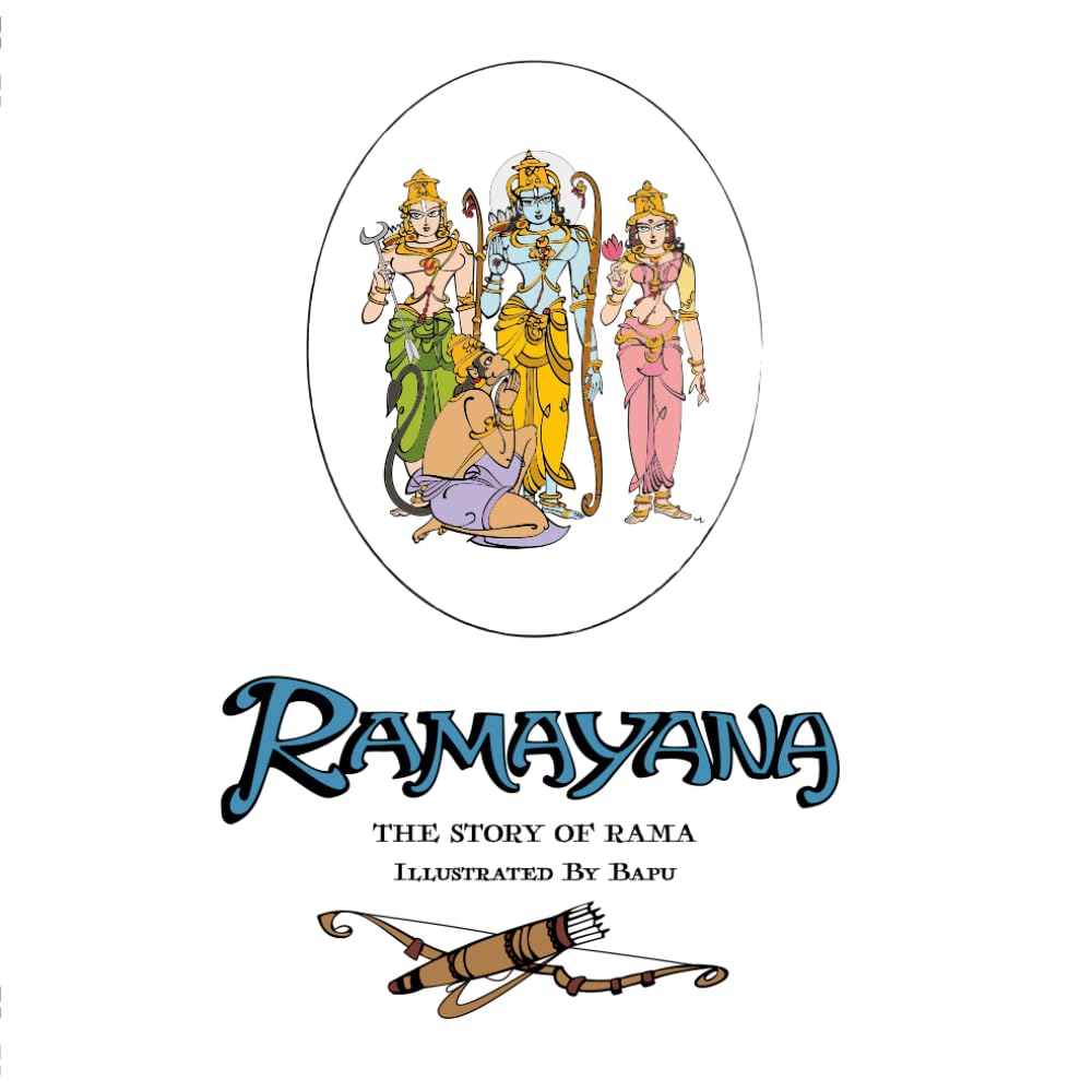 Amazon.com: Ramayana The Story Of Rama. Illustrated By Bapu ...