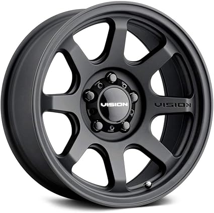 Amazon.com: Vision 351 FLOW Custom Wheel - 16x8, 0 Offset, 6x139.7 Bolt ...