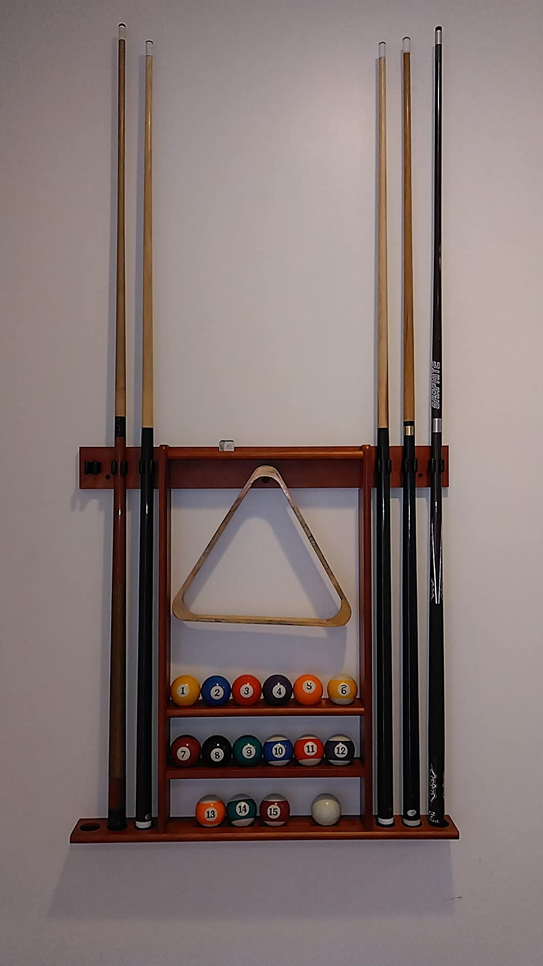 $11/mo - Finance XCSOURCE Pool Cue Rack Only, Pool Stick Holder Wall ...
