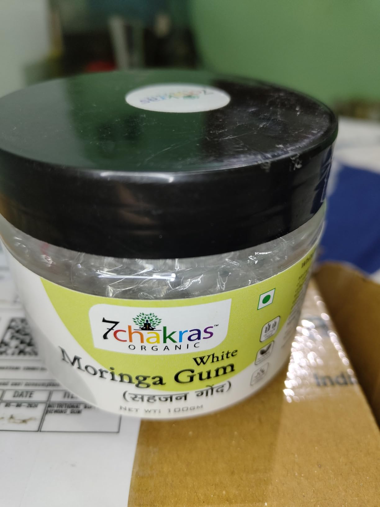 7 chakras ORGANIC Moringa Gum-100Gm | Safed Moringa Gond | Treats ...