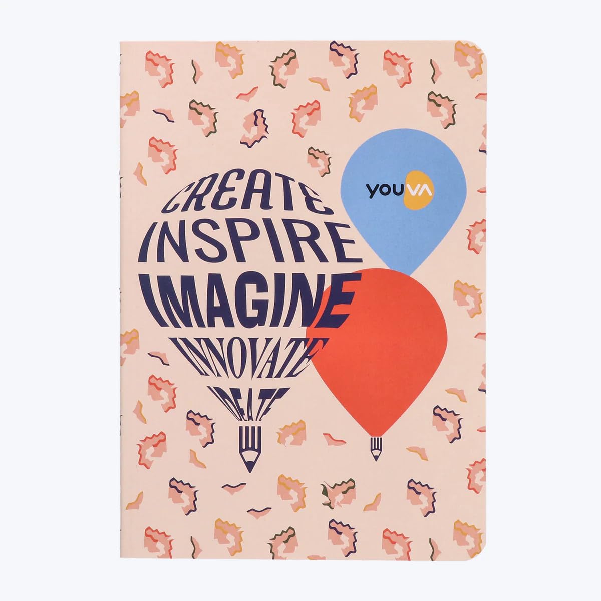 YOUVA Expression Softcover A5 Notebook, 296 Pages : Amazon.in: Office ...