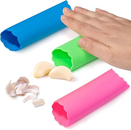Amazon.com: JOHOUSE Garlic Peeler, Silicone Garlic Roller Peeling Tube ...