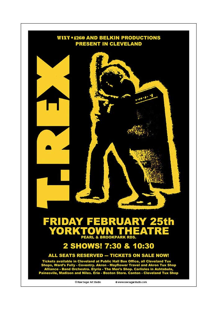 T Rex Band Poster