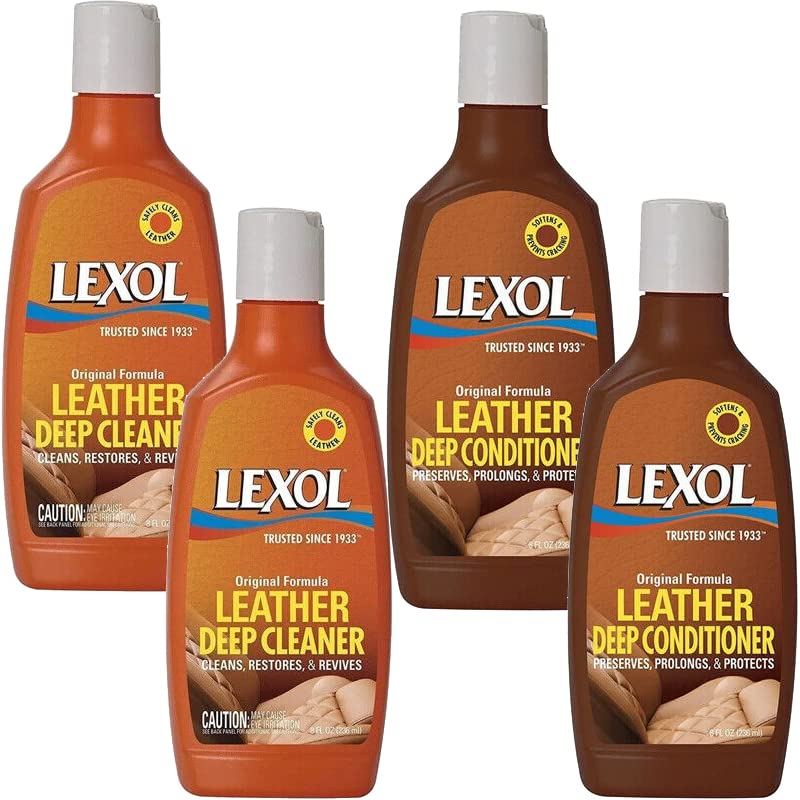 Lexol Deep Leather Cleaner & Conditioner, Cleaning Solution & Care Kit ...