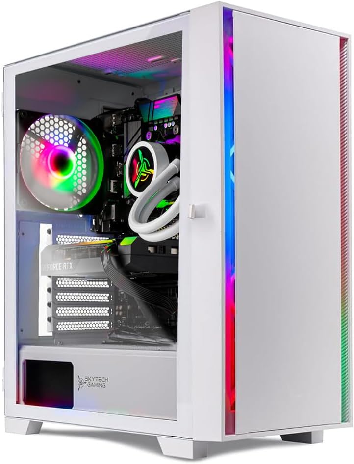 Amazon.com: Skytech Archangel Gaming Computer PC Desktop – Ryzen 5 3600 ...