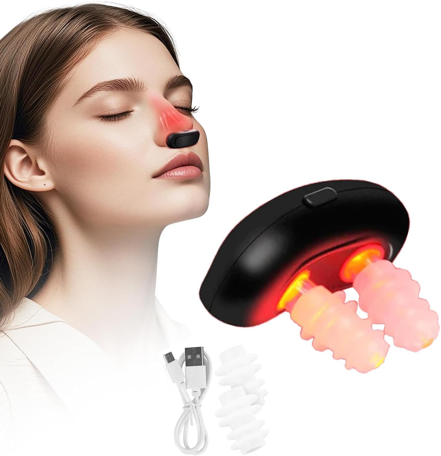 Amazon.com: RespiRelief Red Light Nasal Therapy Device for Cold Relief ...