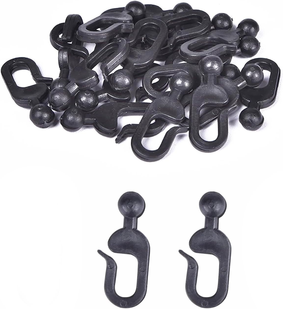 Amazon.com : Plastic Hooks for Gazebo Curtains and Mosquito Netting, 36 ...