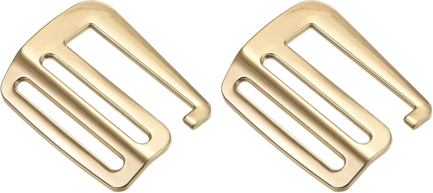 Amazon.com: uxcell Metal G Hooks Webbing Buckles, 2Pcs 1.5" 38mm G-Hook ...