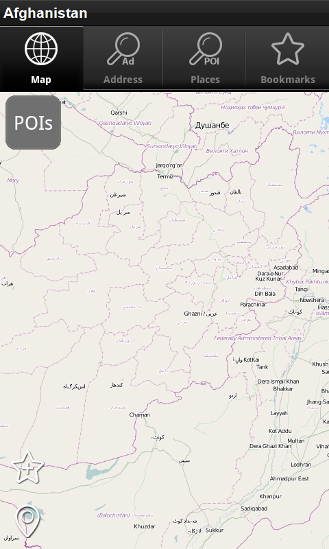 Afghanistan Offline Map (Golden Forge): app su Amazon Appstore