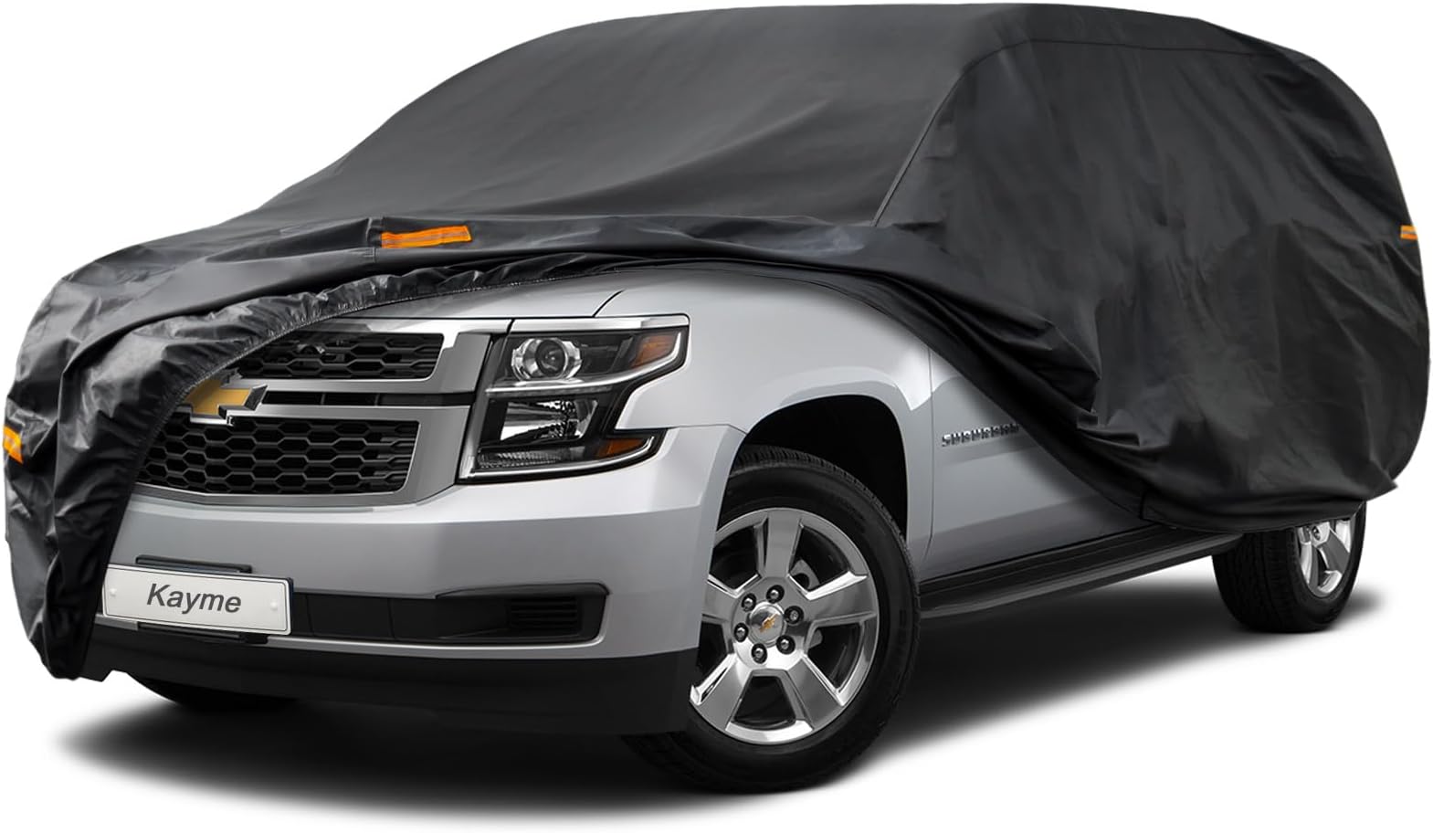 Amazon.com: Kayme 7 Layers SUV Car Cover Waterproof All Weather ...