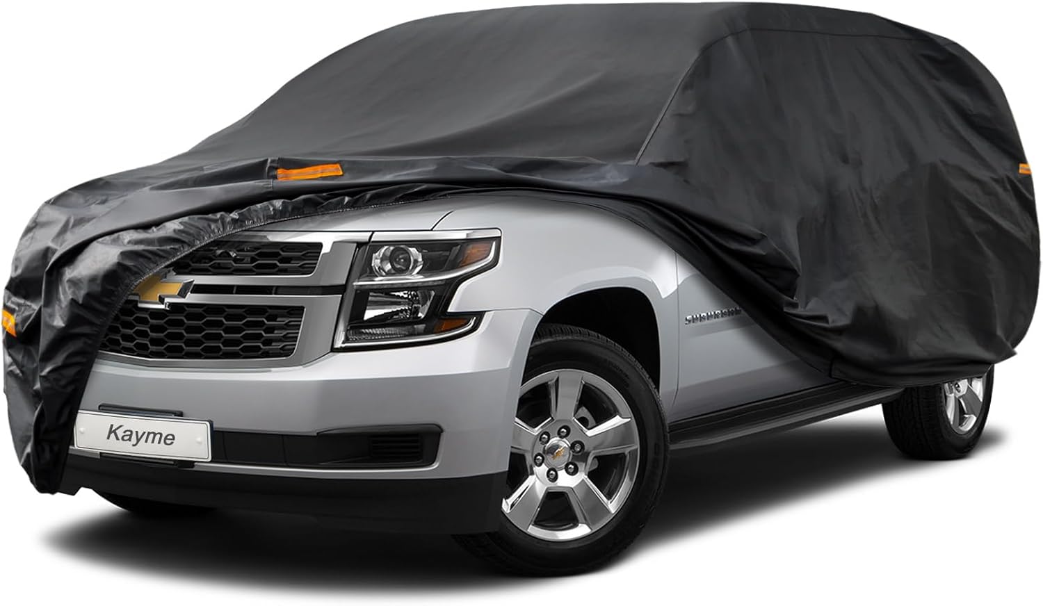 Amazon.com: Kayme 7 Layers SUV Car Cover Waterproof All Weather ...