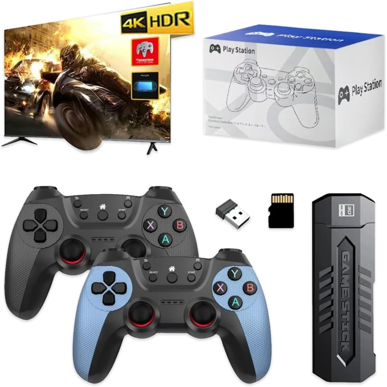 Amazon.com: GATBGEFU New Retro Game Console Stick, Nostalgic Game Stick ...