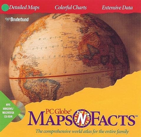 Amazon.com: PC Globe Maps 'N' Facts : The Comprehensive World Atlas ...