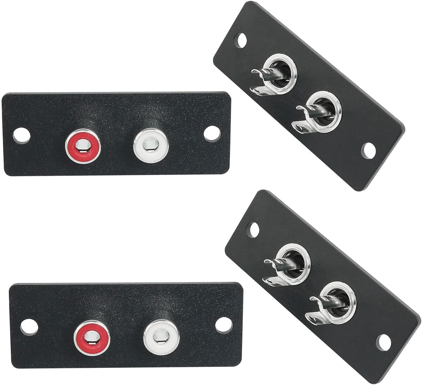 Amazon.com: ITROLLE 4PCS RCA Terminal Wall Panel Plate Input Phono ...