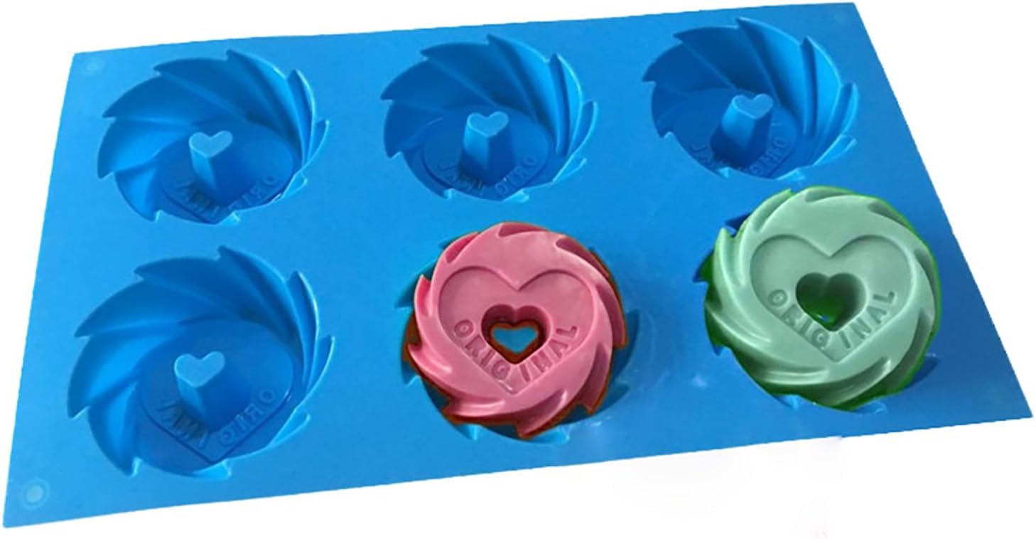 Amazon.com: X-Haibei Cyclones CookieS Heart Mini Original Cake Pan ...
