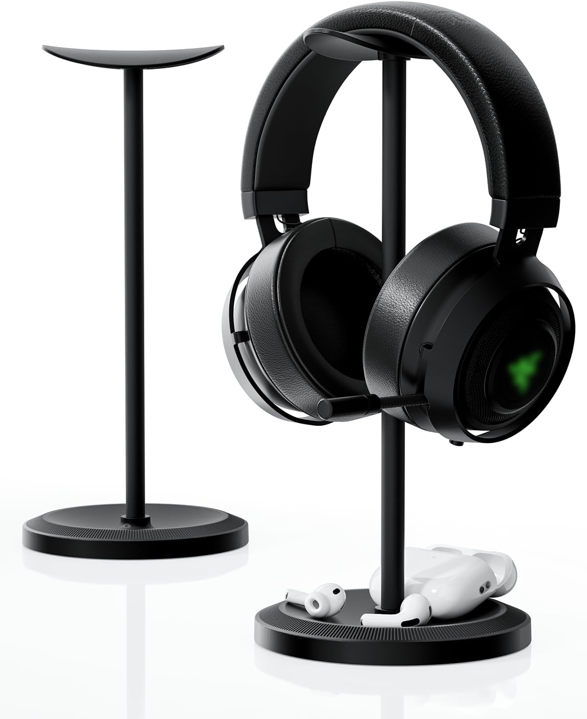 Amazon.com: Tiiletzote Headphone Stand, Desktop Headset Holder, Black ...