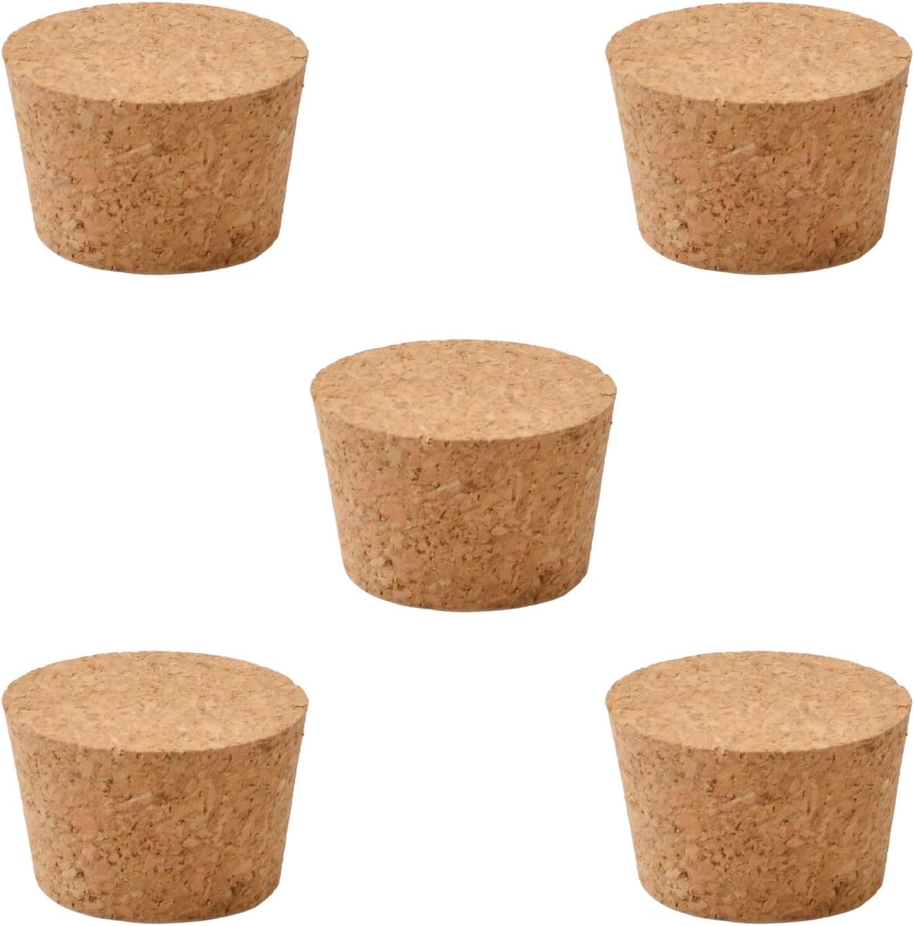 INCREWAY Taperende Kurkstoppers, 5ST Conische Houten Wijnfles Stopper ...