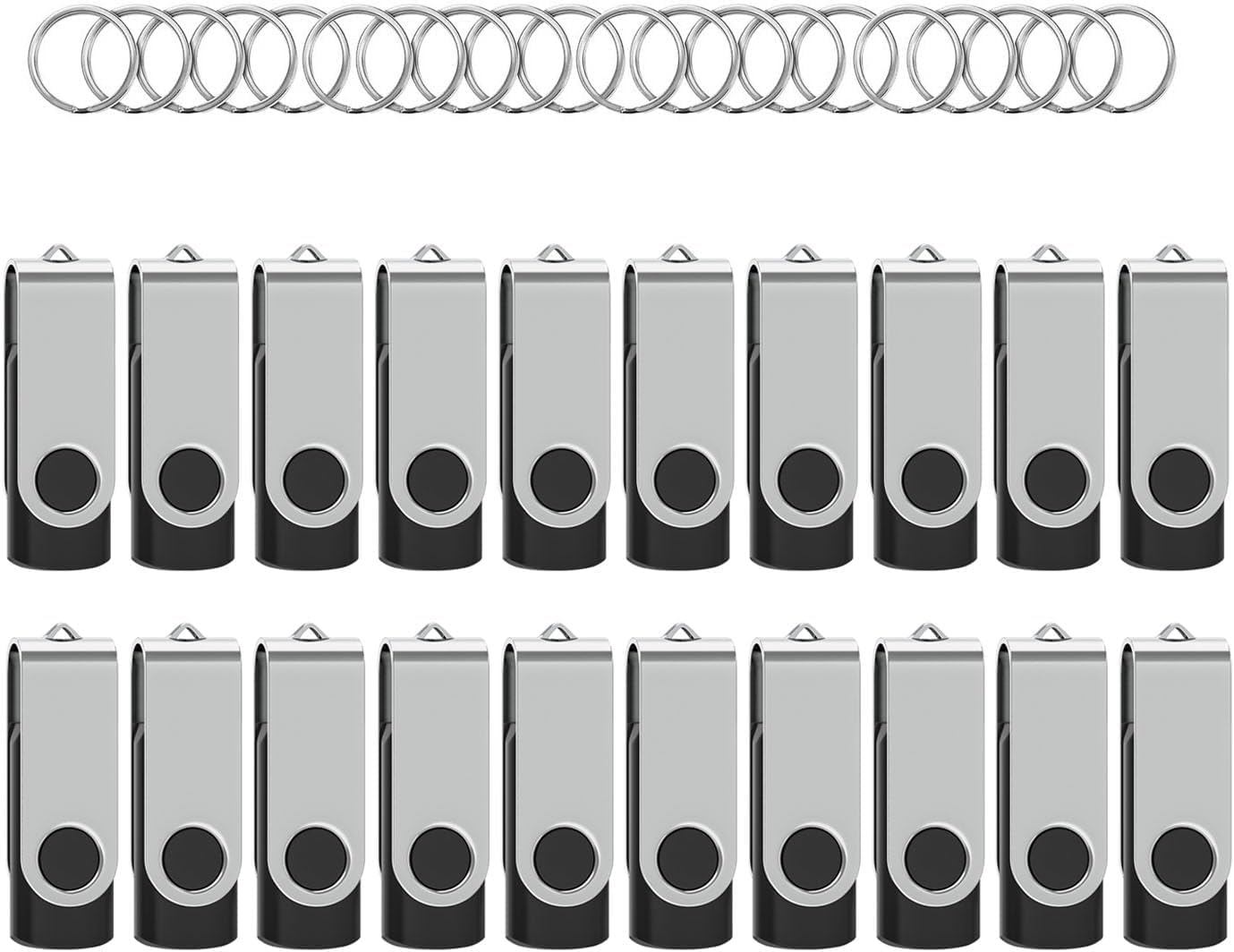 Amazon.com: USB Flash Drives 1GB 20 Pack, Wooolken USB 2.0 Thumb Drives ...