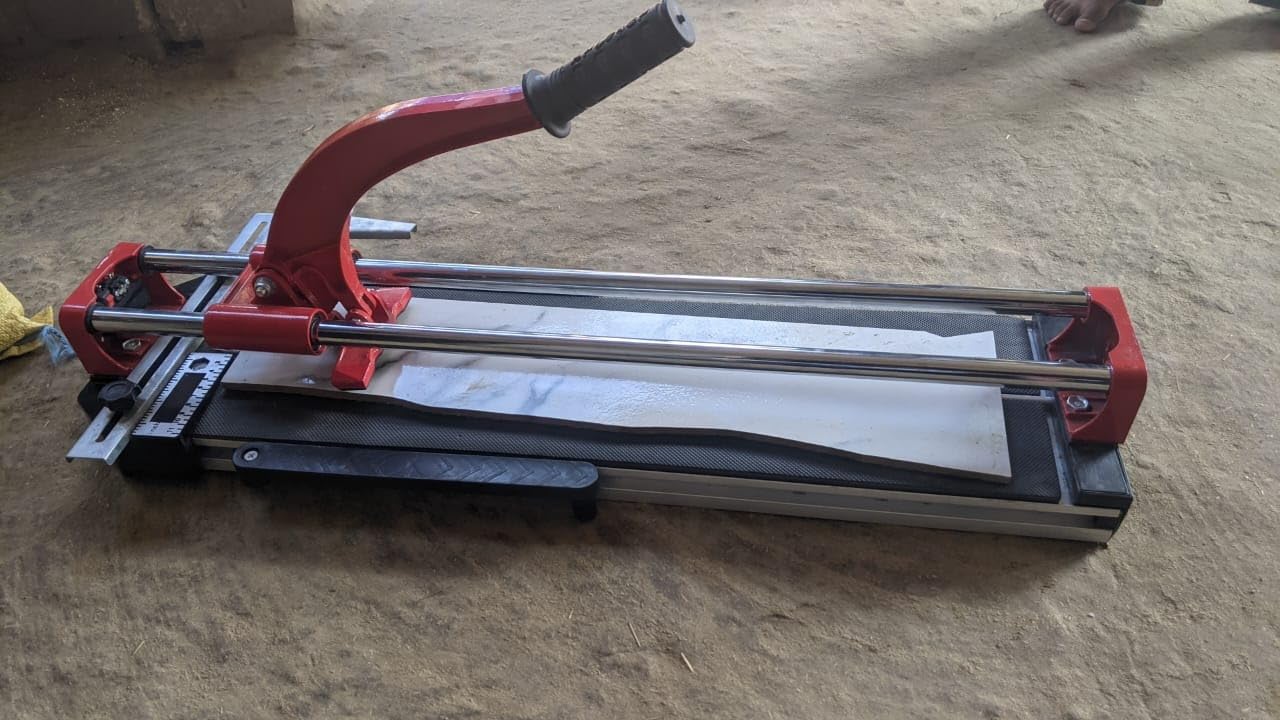 Zaptec FAST-600 Manual Tile Cutter for Tiles Up to 2 Feet / 600 mm (Red ...
