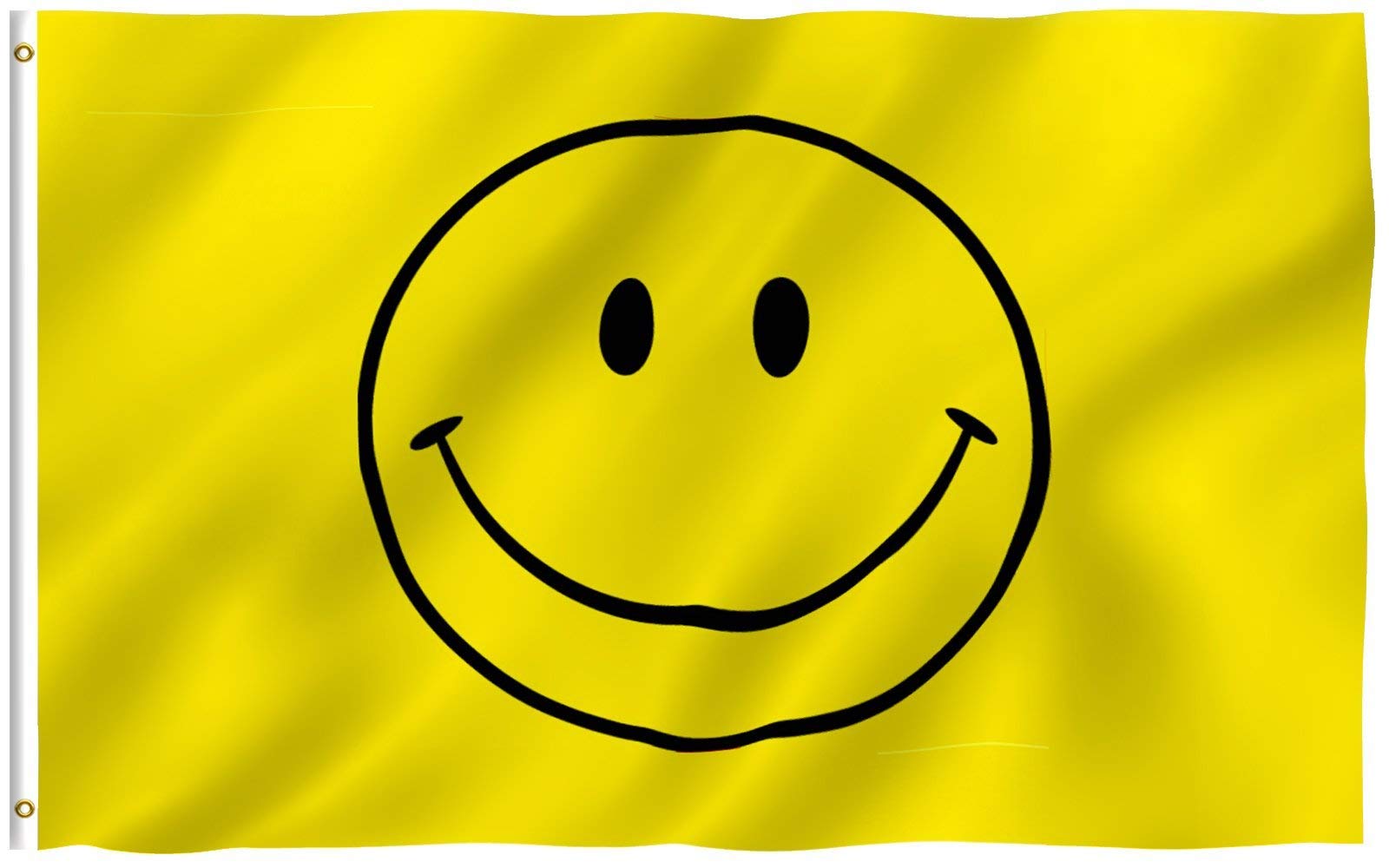 Buy ANLEY Fly Breeze 3x5 Foot Yellow Smiley Face - Vivid Color and UV ...