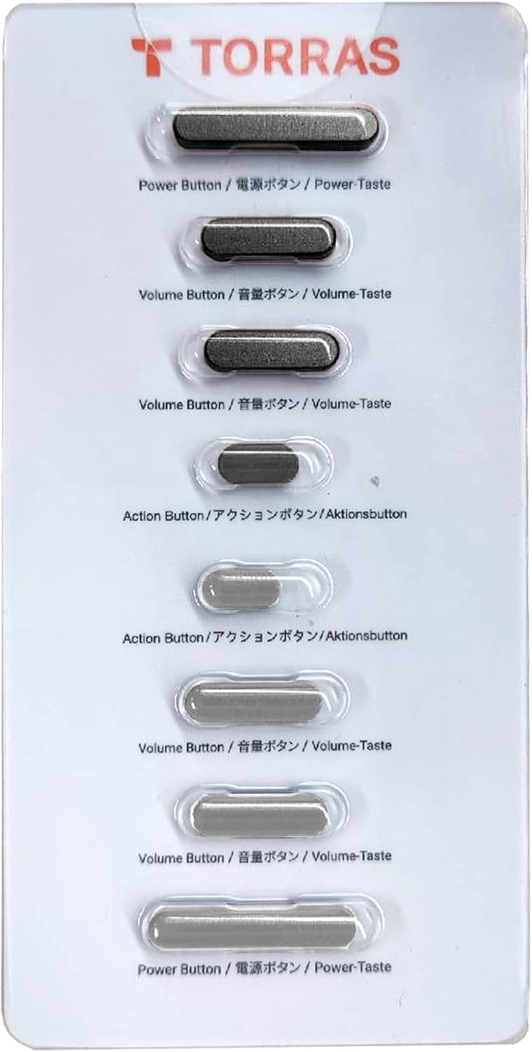 Amazon.com: TORRAS Detachable Buttons Compatible for iPhone 15 Pro Case ...