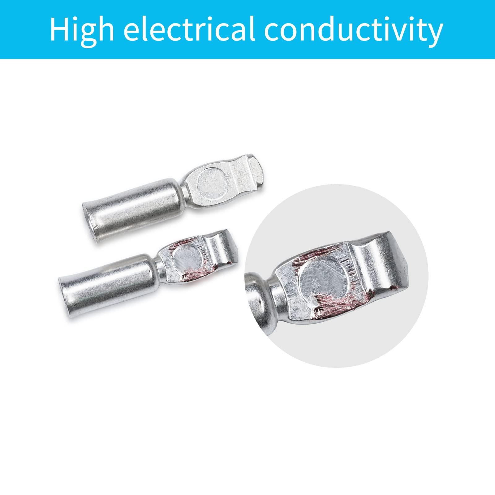 Snapklik.com : Micrl 100 Pcs 50 Amp 6-8 Gauge Battery Quick Connector ...