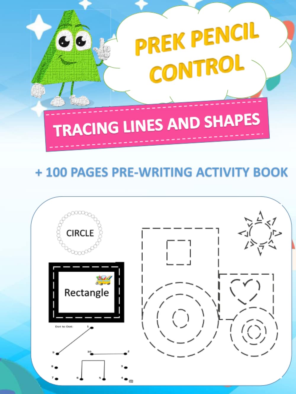 Prek Pencil Control Tracing lines and shapes: Pencil control tracing ...