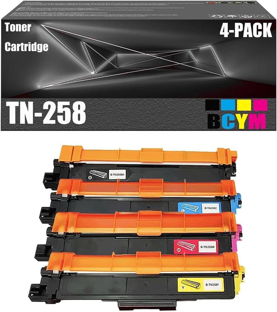 TN258 TN258XL Toner Cartridge Compatible with Brother MFC-L8390CDW, MFC ...
