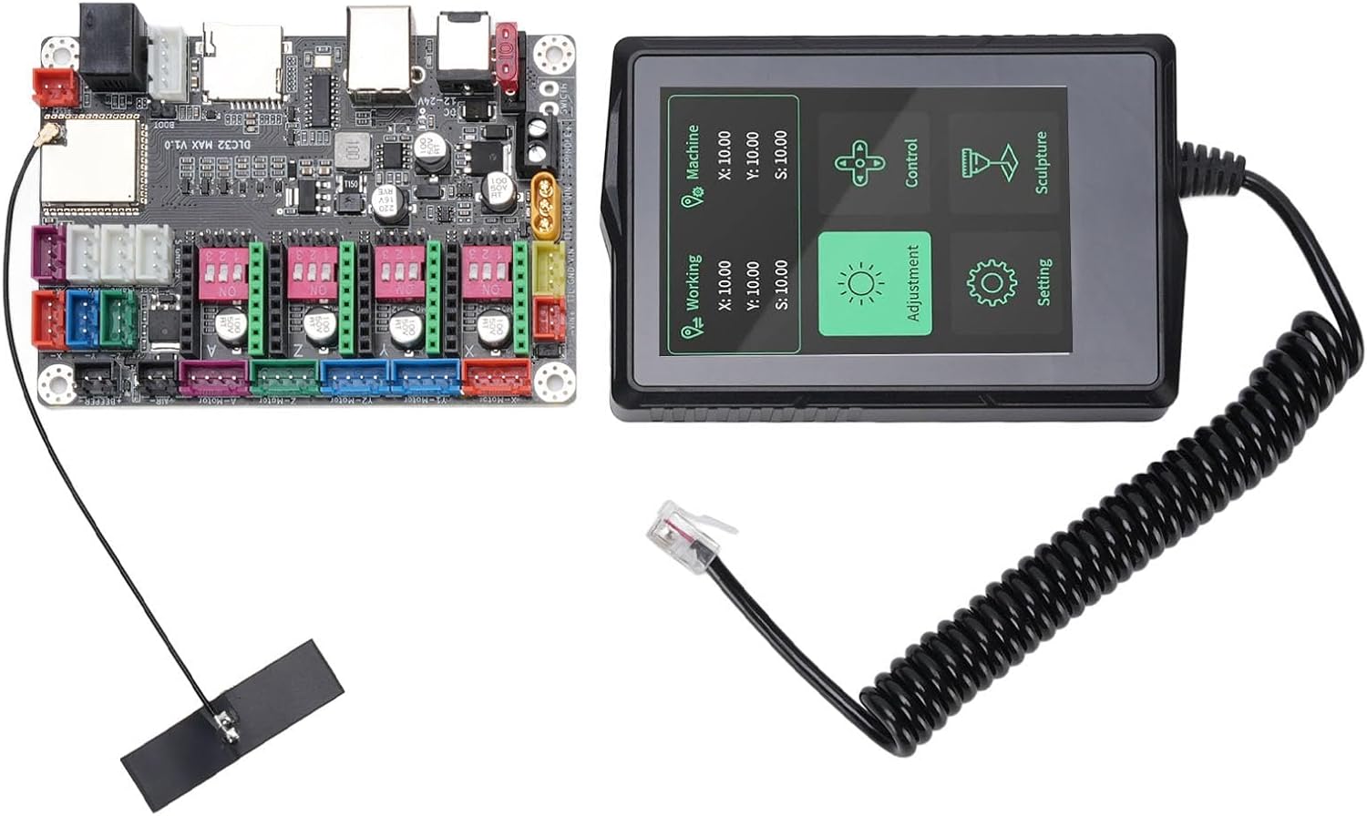 Amazon.com: RASTKY CNC 4 Axes Control Board GRBL 32 Bit Engraving ...