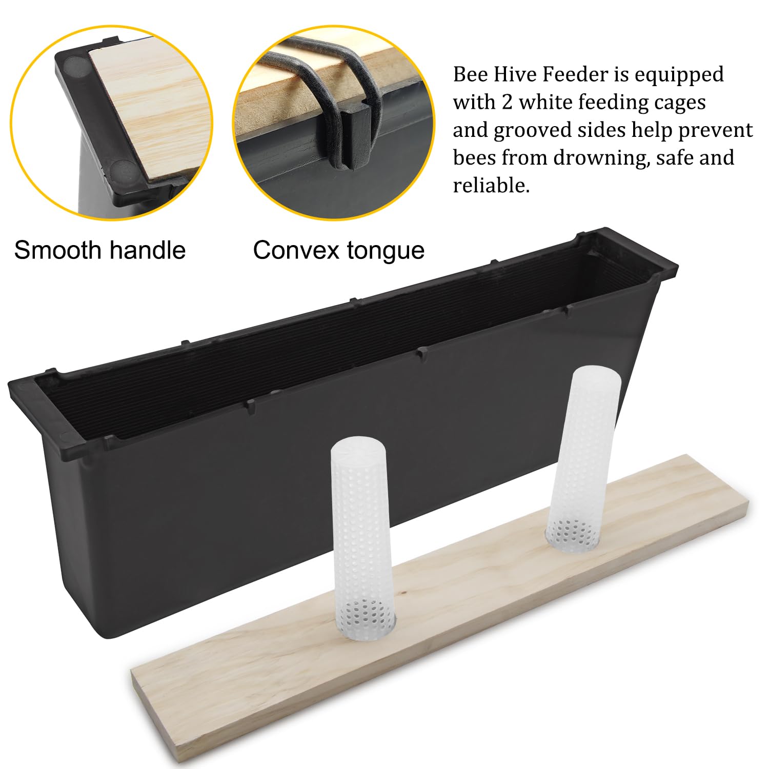 Snapklik.com : 5L Bee Hive Feeder, Honey Bee Feeder Plastic Deep Frame ...