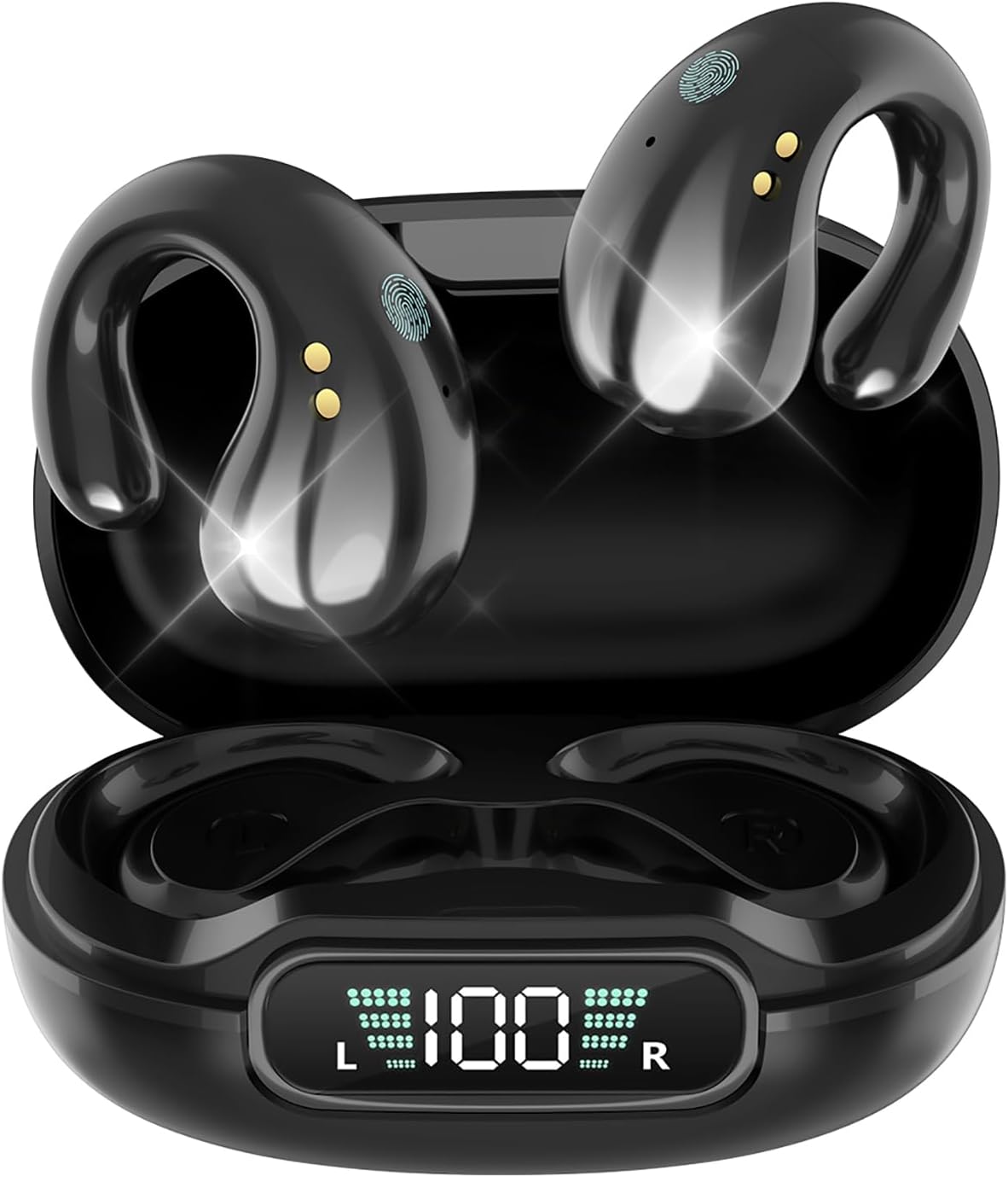 Amazon.com: Bean Buds Bluetooth Earphones Wireless Earbuds, Open Ear ...