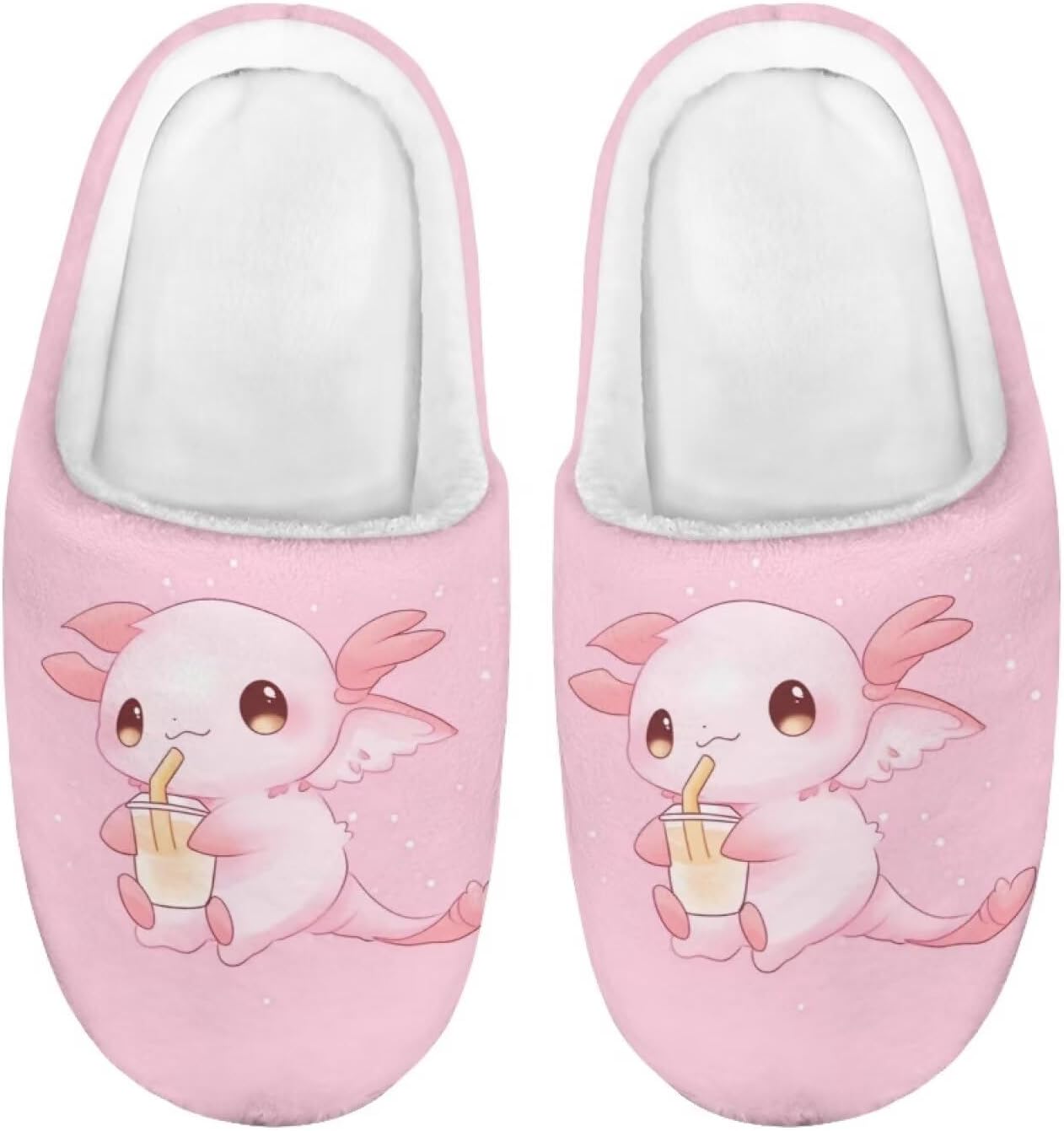 Amazon.com | Flashideas Axolotl Toddler Girl Slippers Fuzzy Warm Winter ...