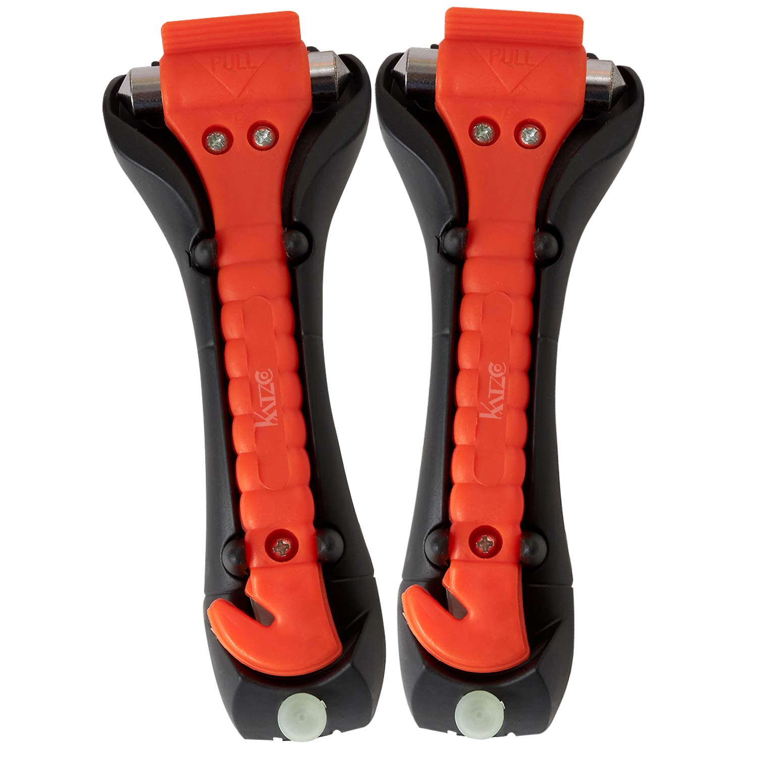 Katzco Auto Emergency Hammer - 2 Pack - 11.5 Inches - for Car Safety ...