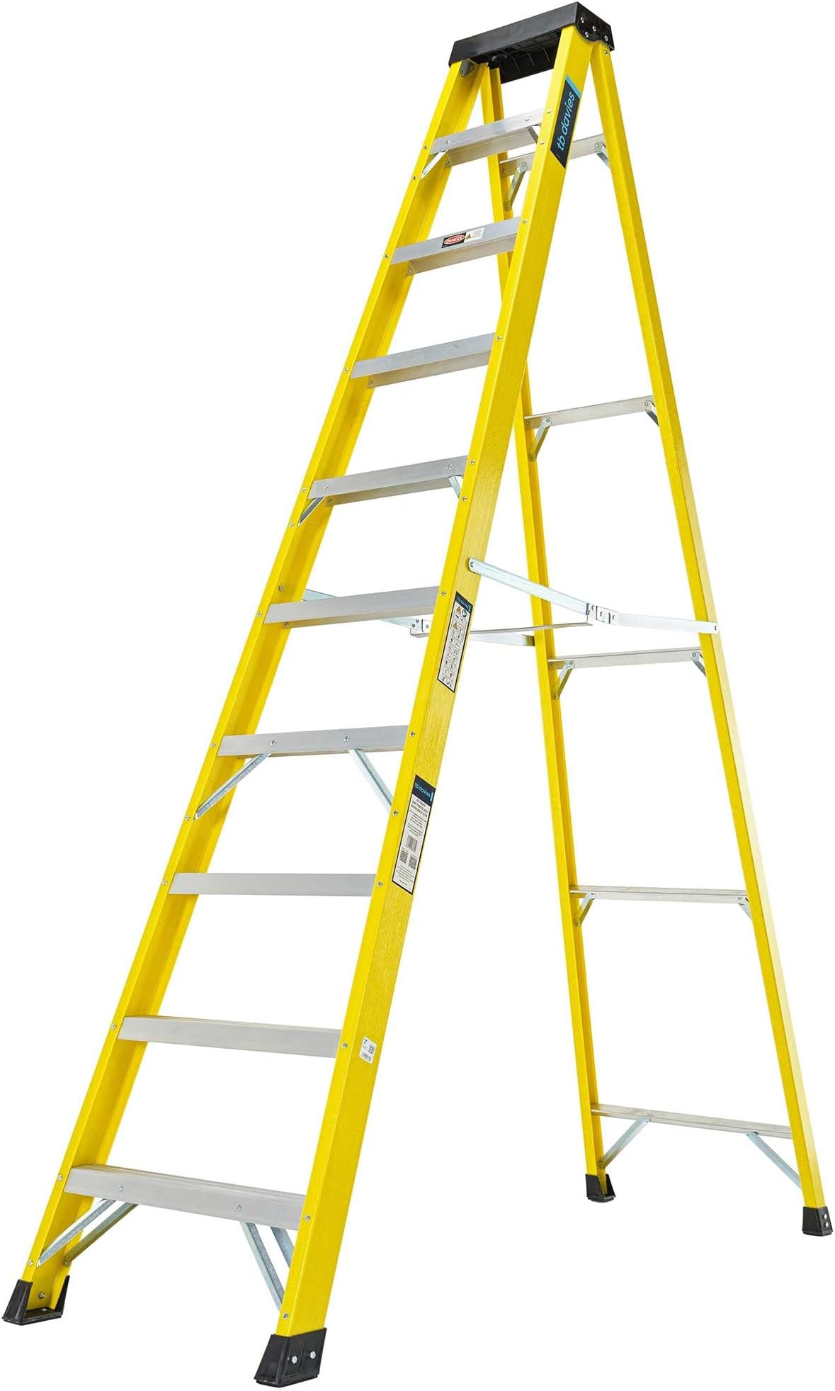 Youngman 10 Tread Platform Class 1 Alloy Step Ladder Aluminium Tradex ...