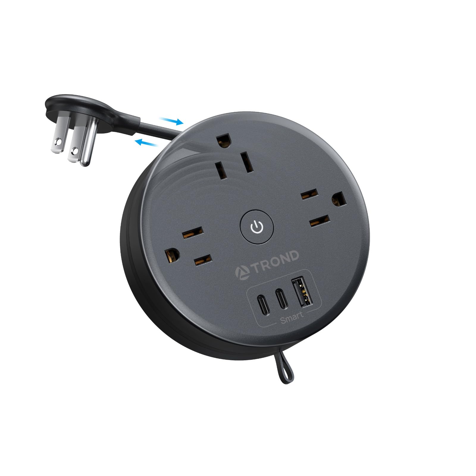 Amazon.com: TROND Retractable Extension Cord Power Strip - Travel Power ...