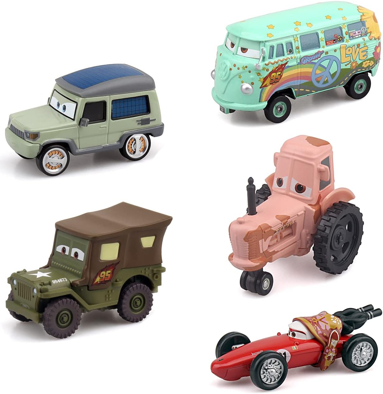 Amazon.com: NIANWUDU Cars 2 Metal Die Cast Cars Based on Movie ...
